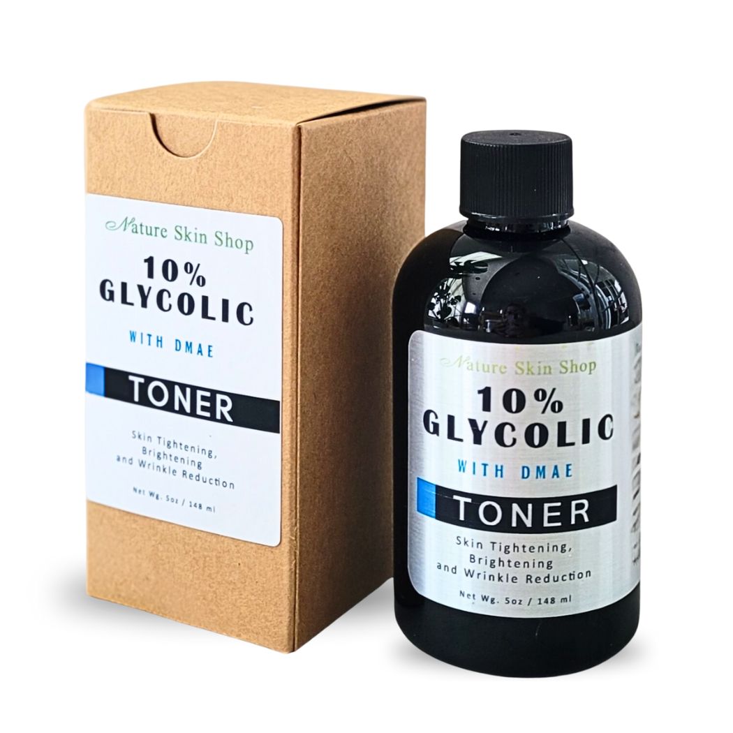 10% Glycolic Acid and DMAE Toner - Skin Tightening, Brightening and ... 10% Glycolic Acid and DMAE Toner - Skin Tightening, Brightening and ...