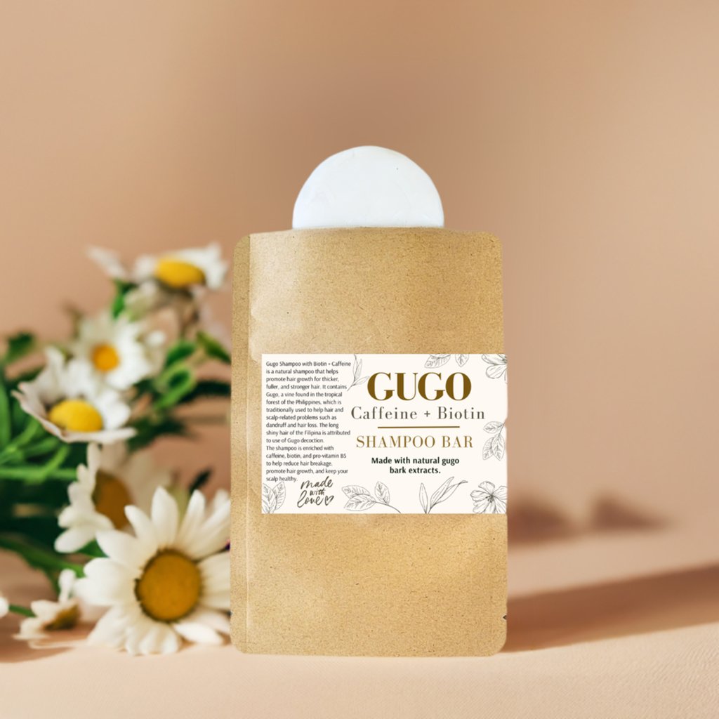 Gugo Shampoo Bar with Biotin Caffeine Nature Skin Shop